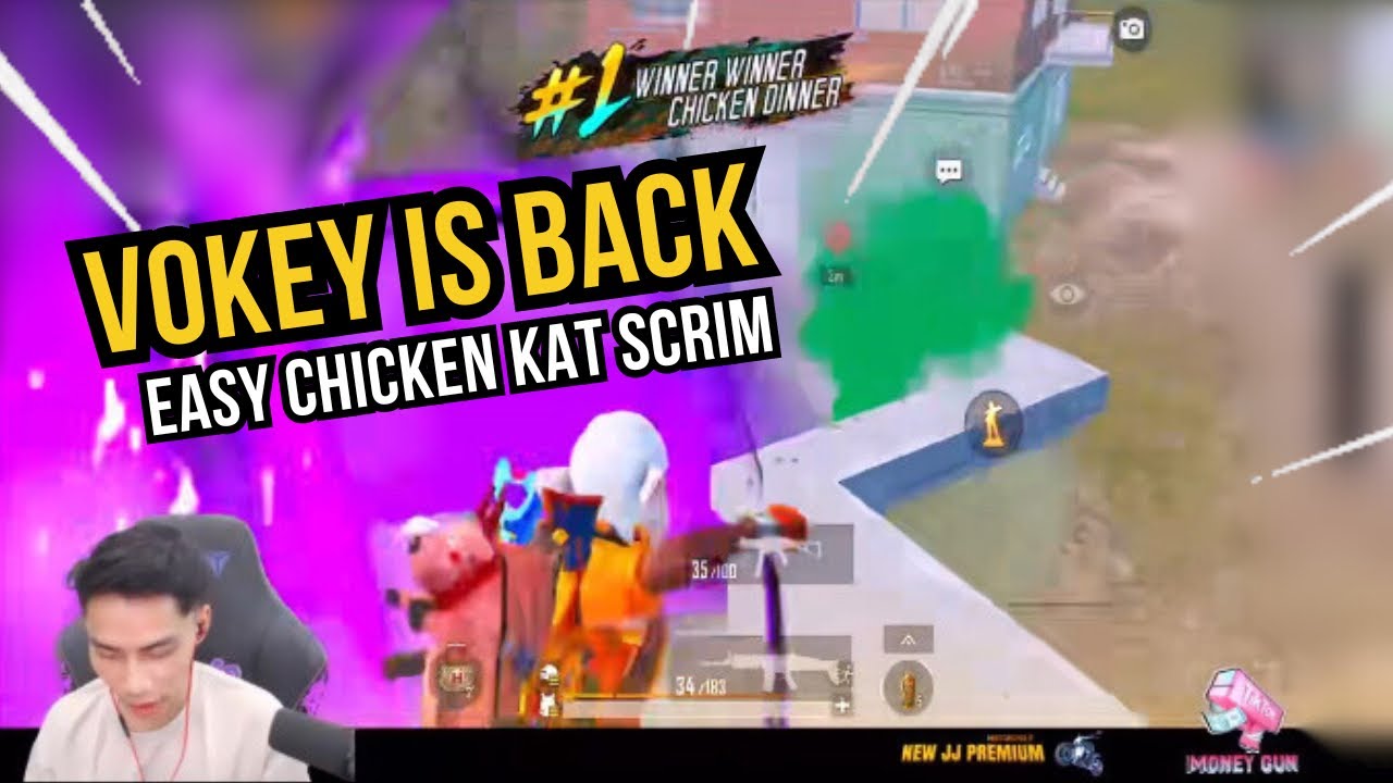 VOKEY IS BACK EASY CHICKEN KAT SCRIM 😱🥶 - YouTube