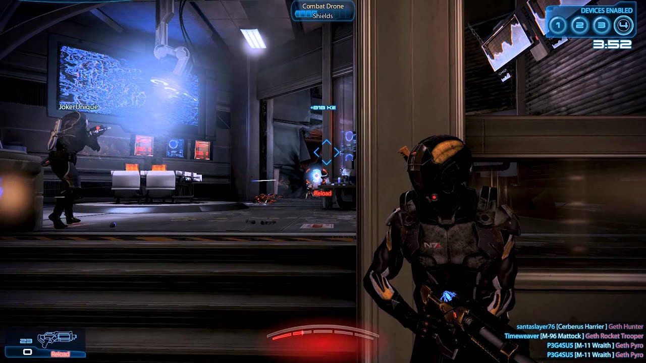ME3 Multiplayer - Gold/Goddess/Geth/N7 Slayer - YouTube