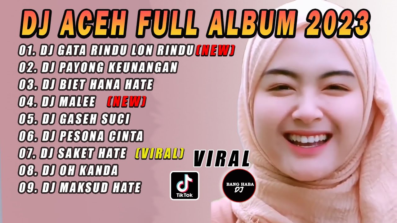 DJ ACEH FULL ALBUM - DJ GATA RINDU LON RINDU FULL BASS VIRAL TIKTOK ...