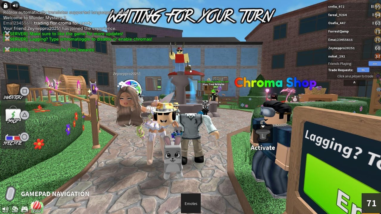 Roblox Murder Mystery 2 (Traitor MM2) New Caracter PS5 4k UHD - YouTube
