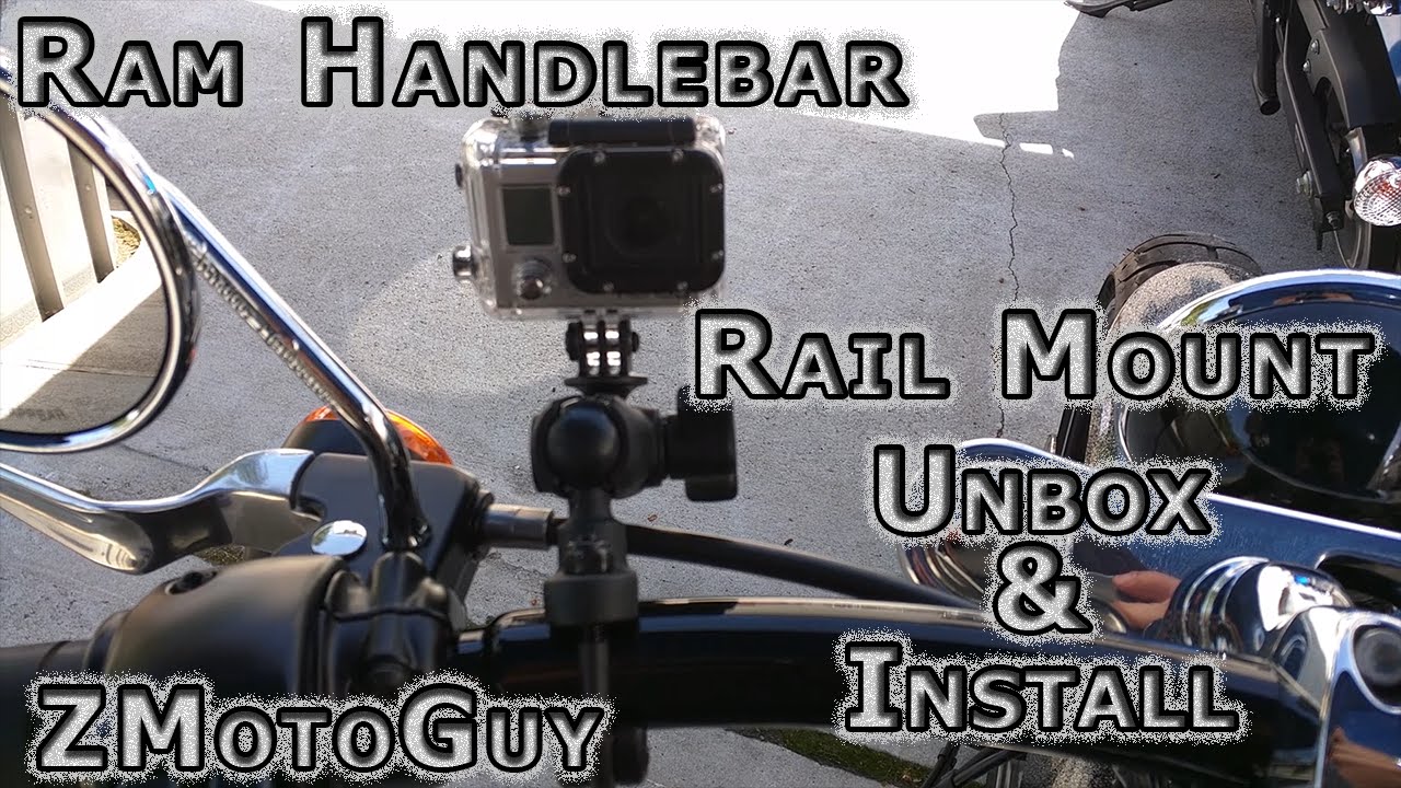 RamMount Handlebar Mount Unbox & Install - YouTube