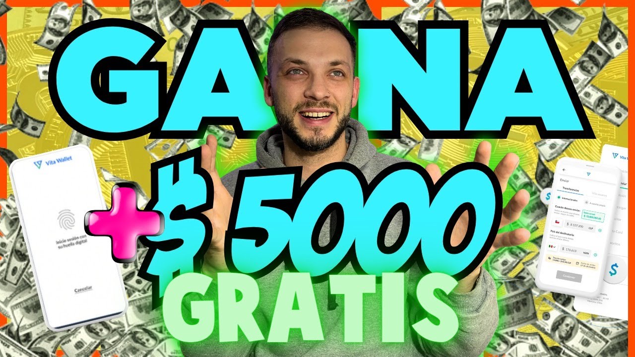 🤑 GANA SI O SI $5000 PESOS en MENOS DE 5 MINUTOS || VITA WALLET ...