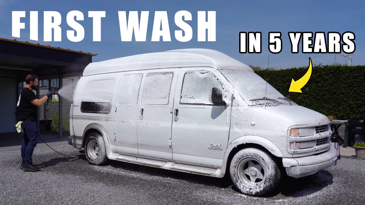 First Wash in Years Chevrolet Express | Auto Detailing - YouTube
