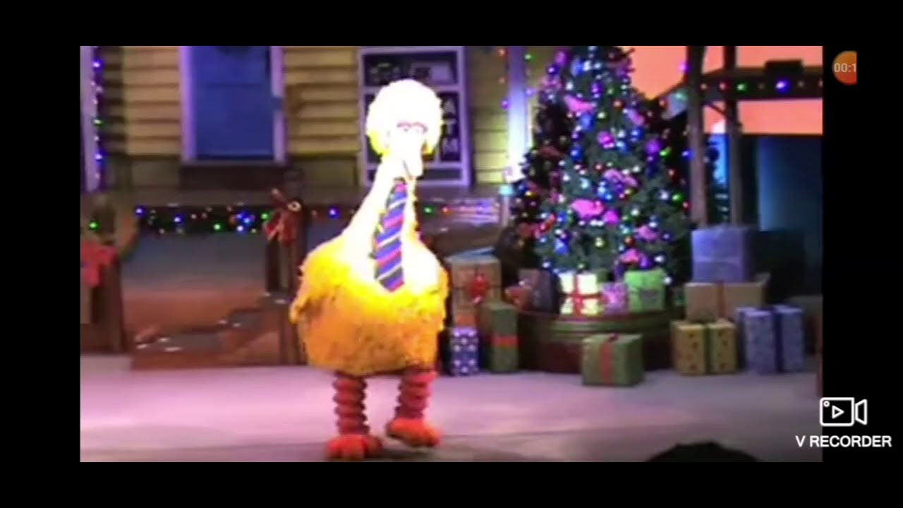 BIG BIRD FALLS OFF STAGE!!!! - YouTube