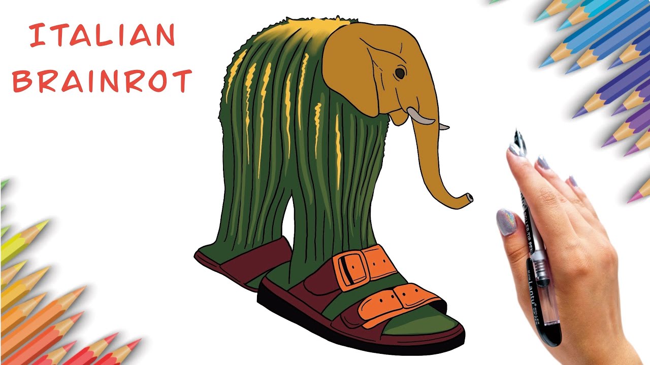 How to draw Lirili Larila Italian Brainrot - Step by step - YouTube