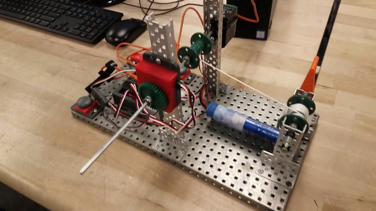 VEX Cable Winding Mechanism _ niles north - YouTube