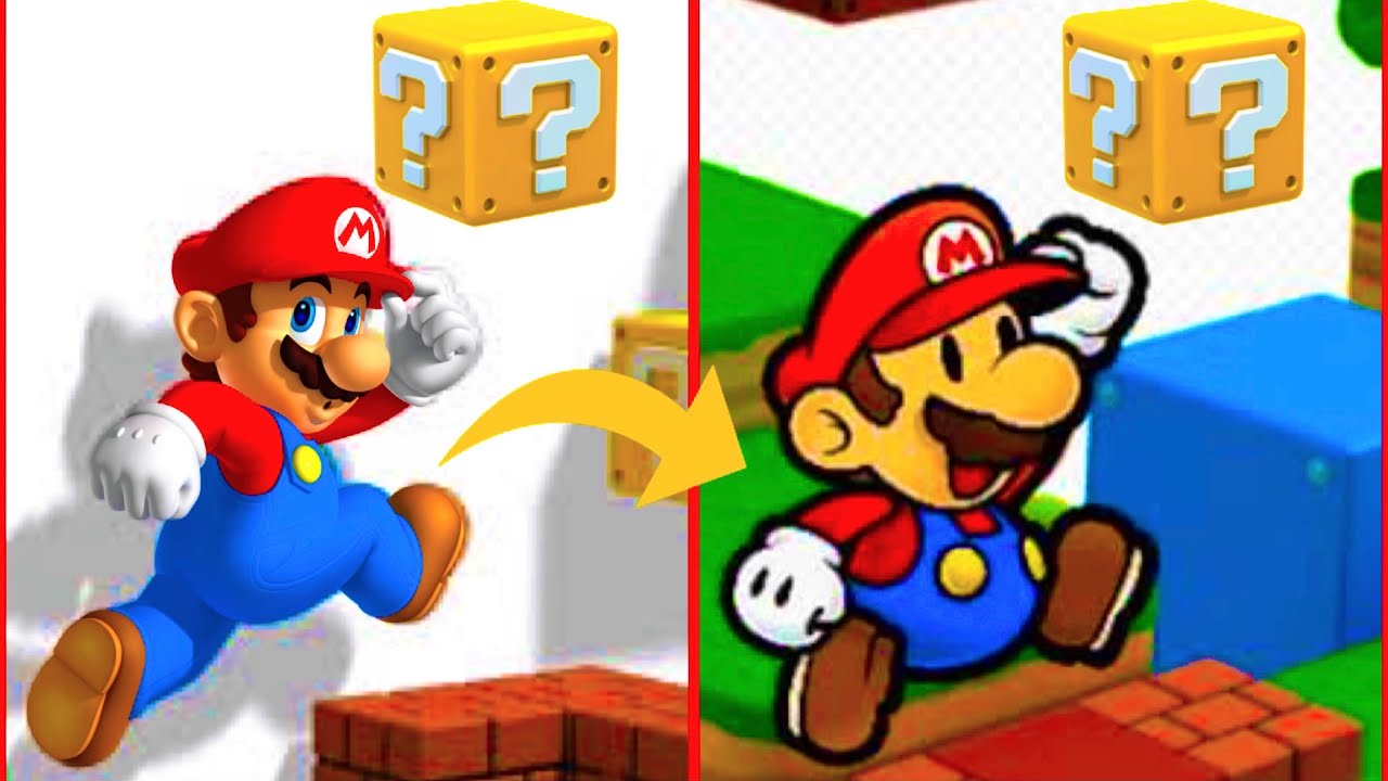 Super Mario 3D Land with Paper Mario Graphics|Fan-Made|⭐Download⭐ - YouTube