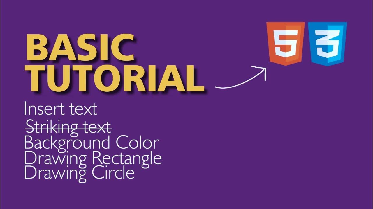 Html And Css Basic Tutorial For Beginners Jmc23id Youtube