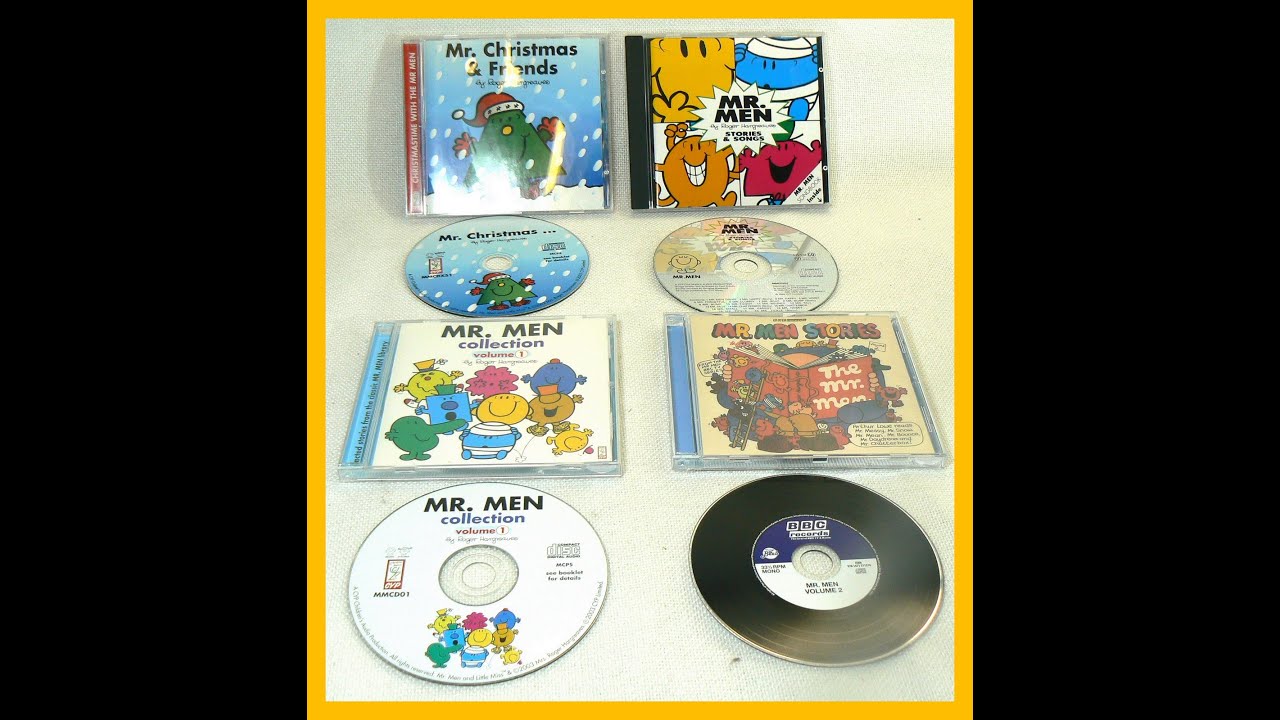 Mr Men Stories & Songs CD Audiobook Bundle Collection 4 Discs 3 Hours ...