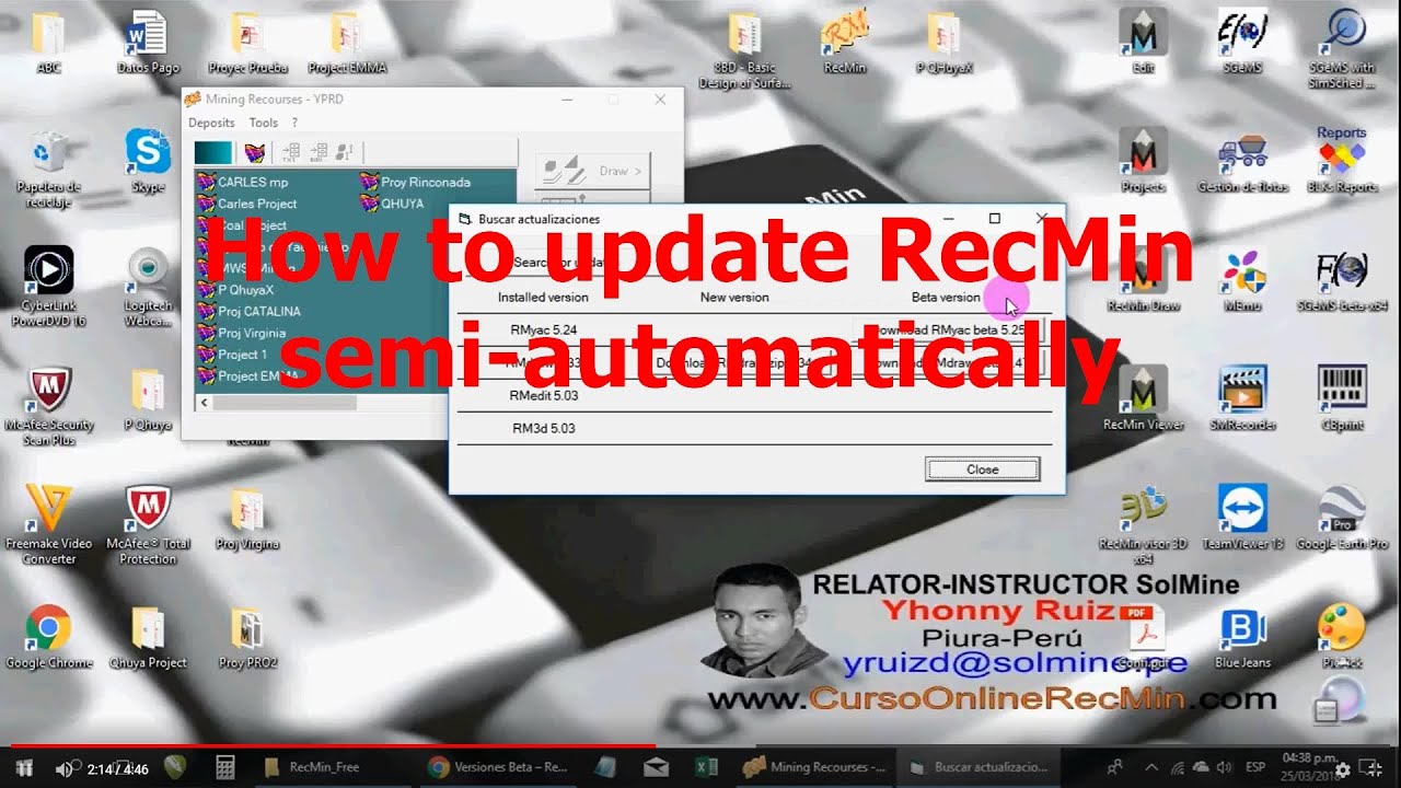 16In. RecMin - How to update RecMin automatically - YouTube