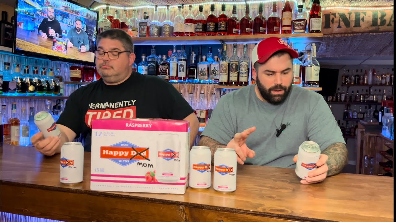 HAPPY DAD/MOM PACK, RASPBERRY SELTZER REVIEW. Will they stack up? - YouTube