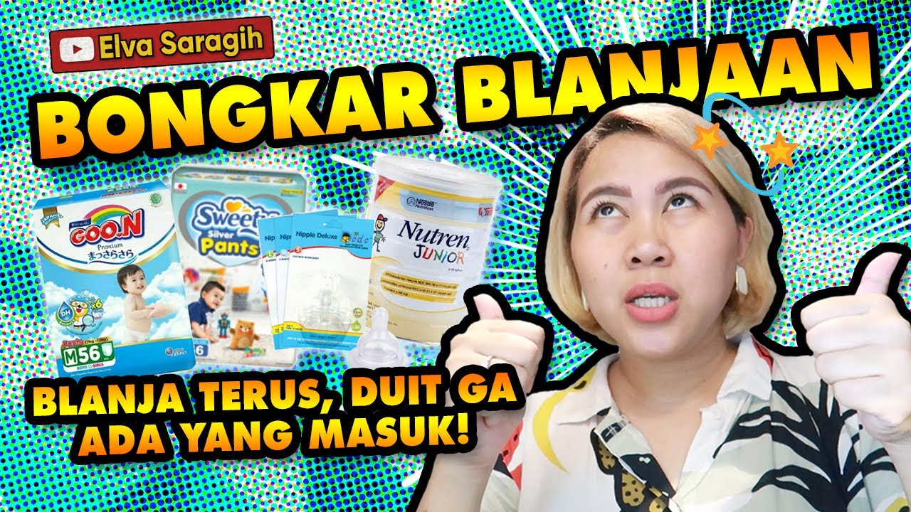 BONGKAR BELANJAAN POPOK GOON MASSARA, SUSU NUTREN JUNIOR, BOTOL SUSU ...