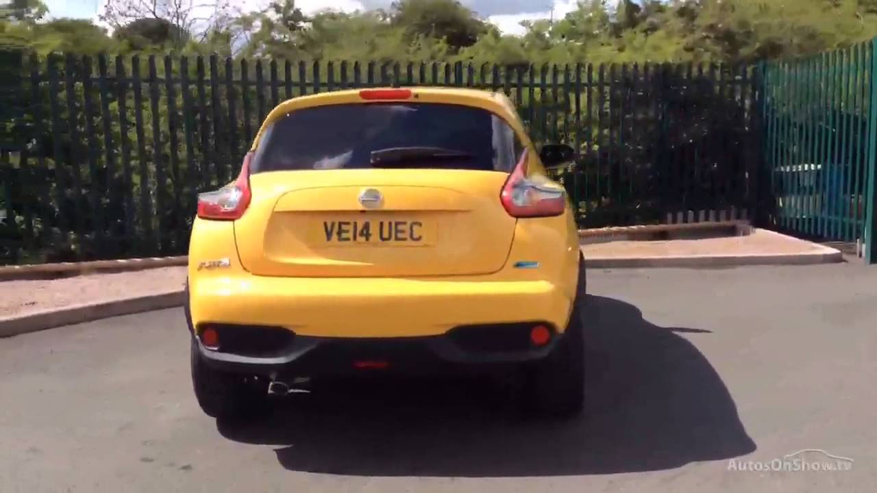 NISSAN JUKE TEKNA DCI YELLOW 2014 - YouTube