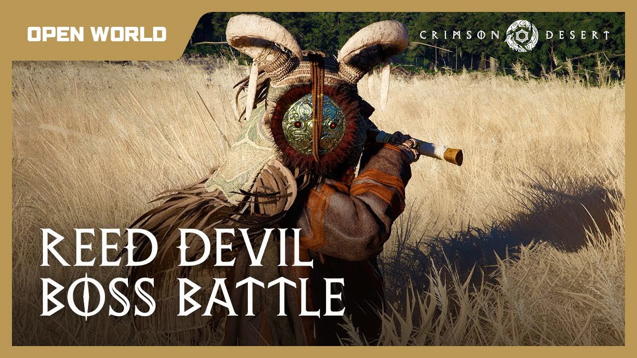Crimson Desert Boss Battle Reed Devil - YouTube