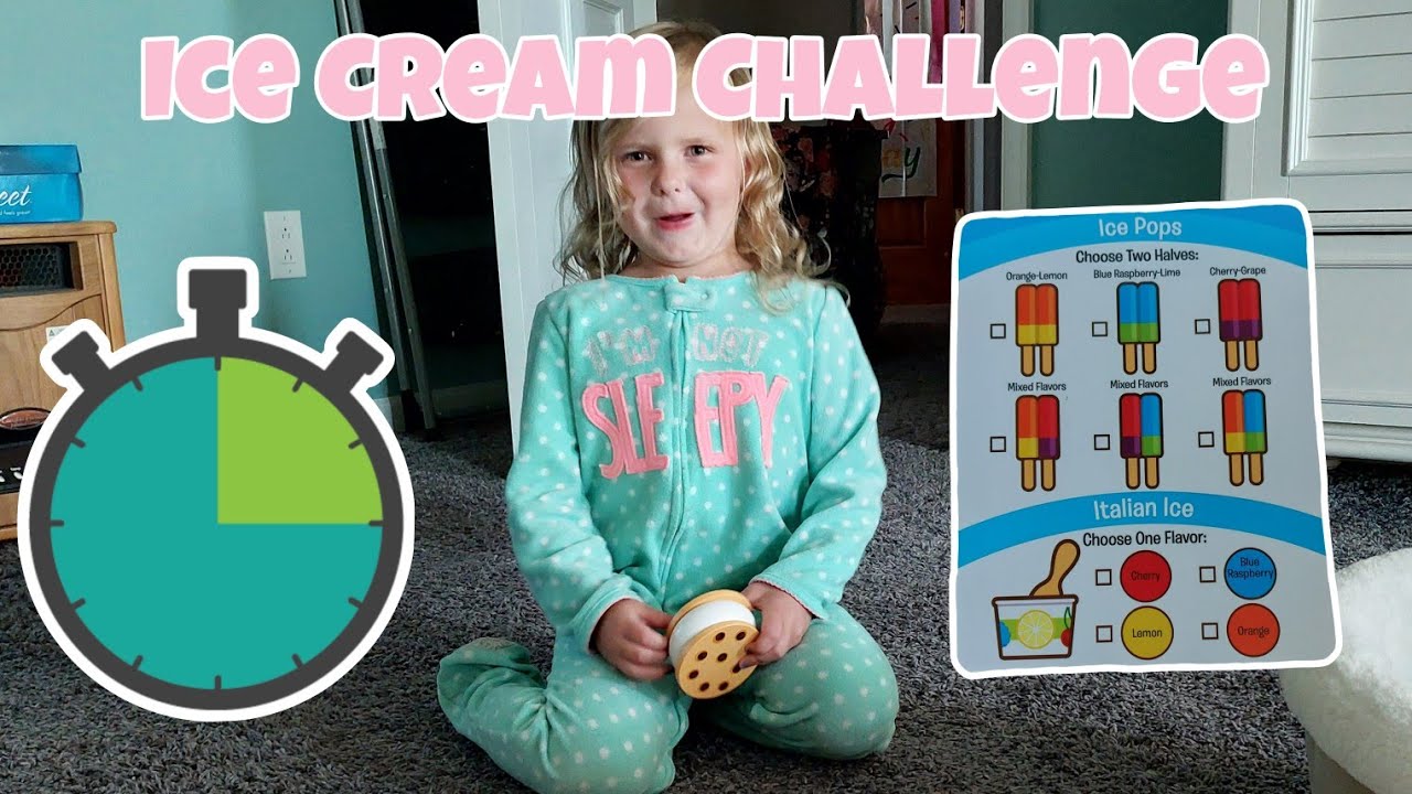 DON'T LET IT MELT CHALLENGE! Ice Cream Crazy with MELODY! - YouTube