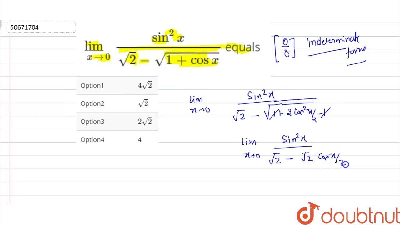 underset-x-to-0-lim-sin-2-x-sqrt2-sqrt-1-cos-x-equals-youtube