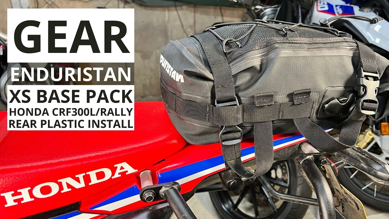 Gear: Enduristan XS Base Pack Install on Honda CRF300L/Rally Rear ...