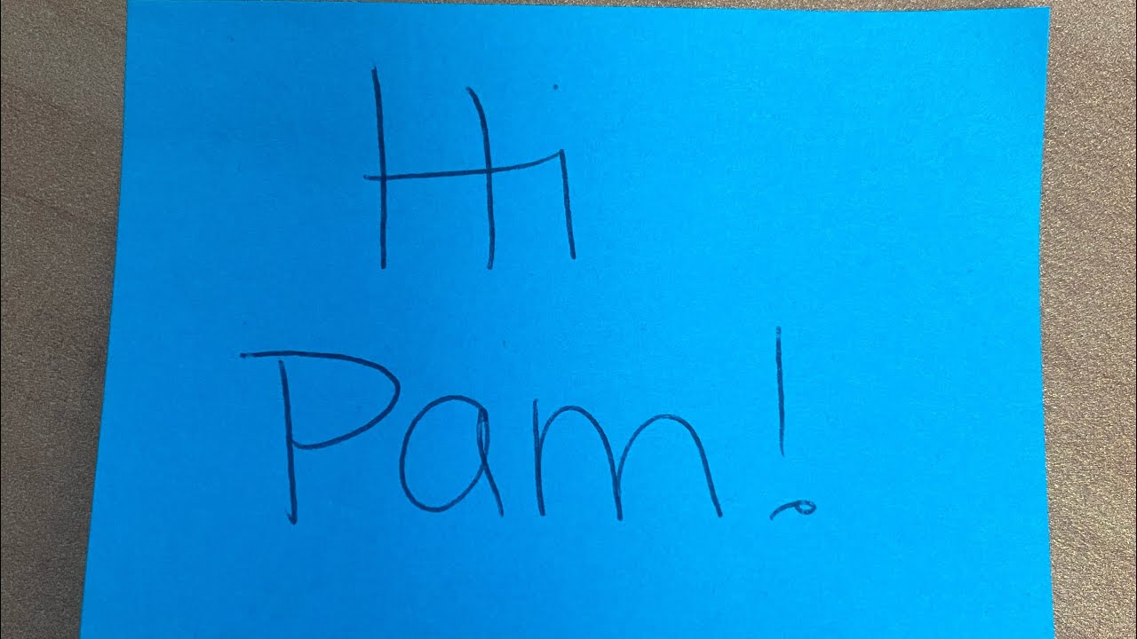 Hi Pam 5-15 - YouTube