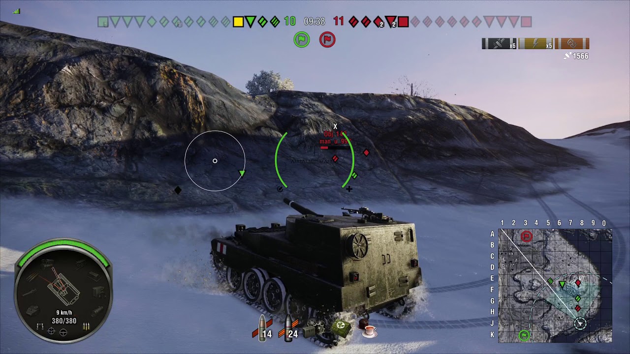 WoT_勘撃ち占領阻止_崖_FV305 - YouTube