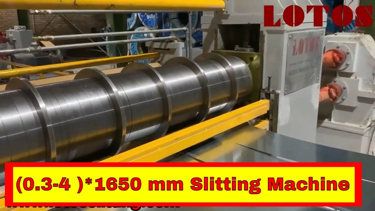 (0.3-4 )*1650 mm Slitting Machine | High Speed Slitting Line - YouTube