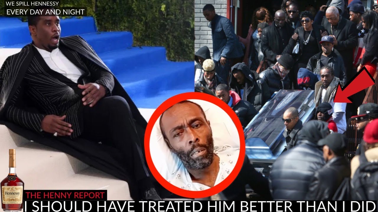Diddy FAINTED at Black Rob's Funeral - YouTube