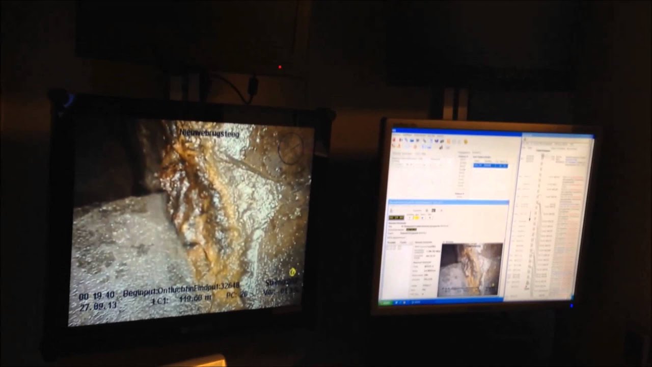 Camera inspectie riolering - YouTube