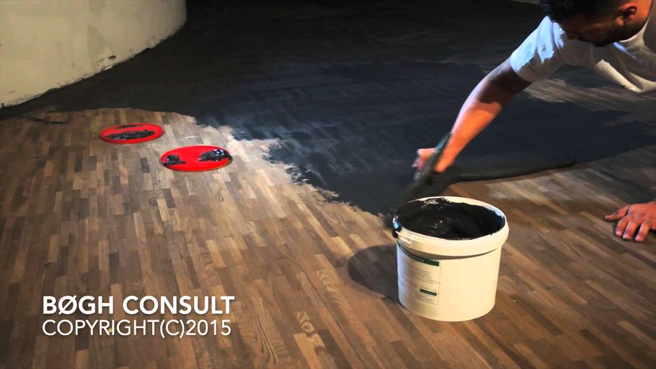 Full Trowel Filling / Fuldspartling (Gulvspartling) - YouTube
