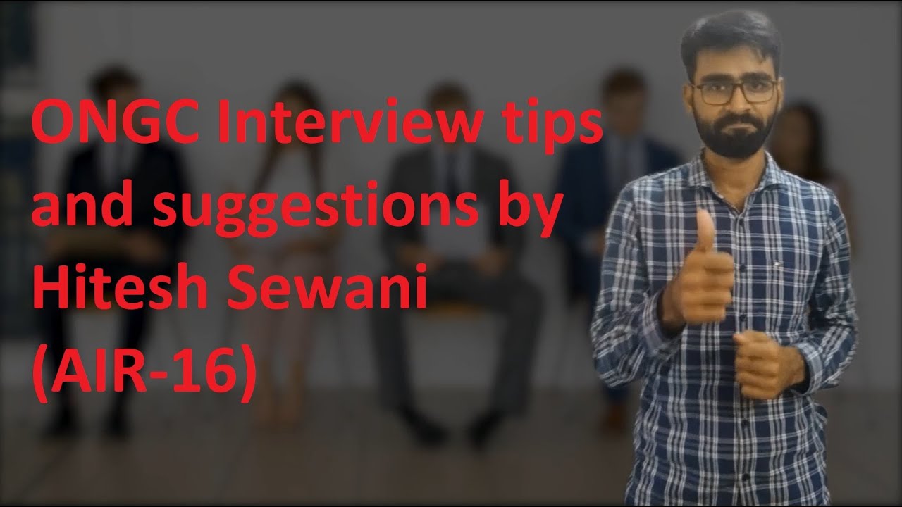 ONGC Interview preparation strategy | Suggestions and tips | Guidance ...
