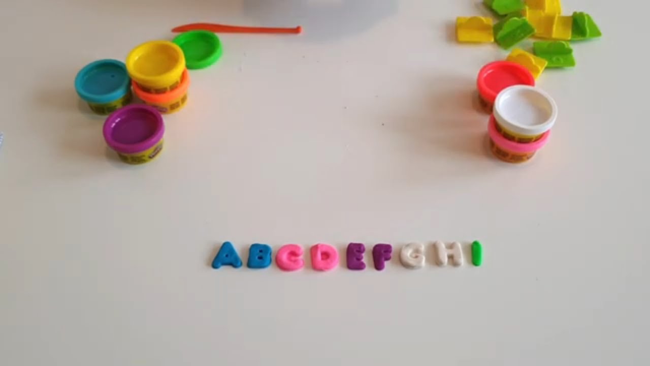 Learn Letters with Play Doh A to I - YouTube