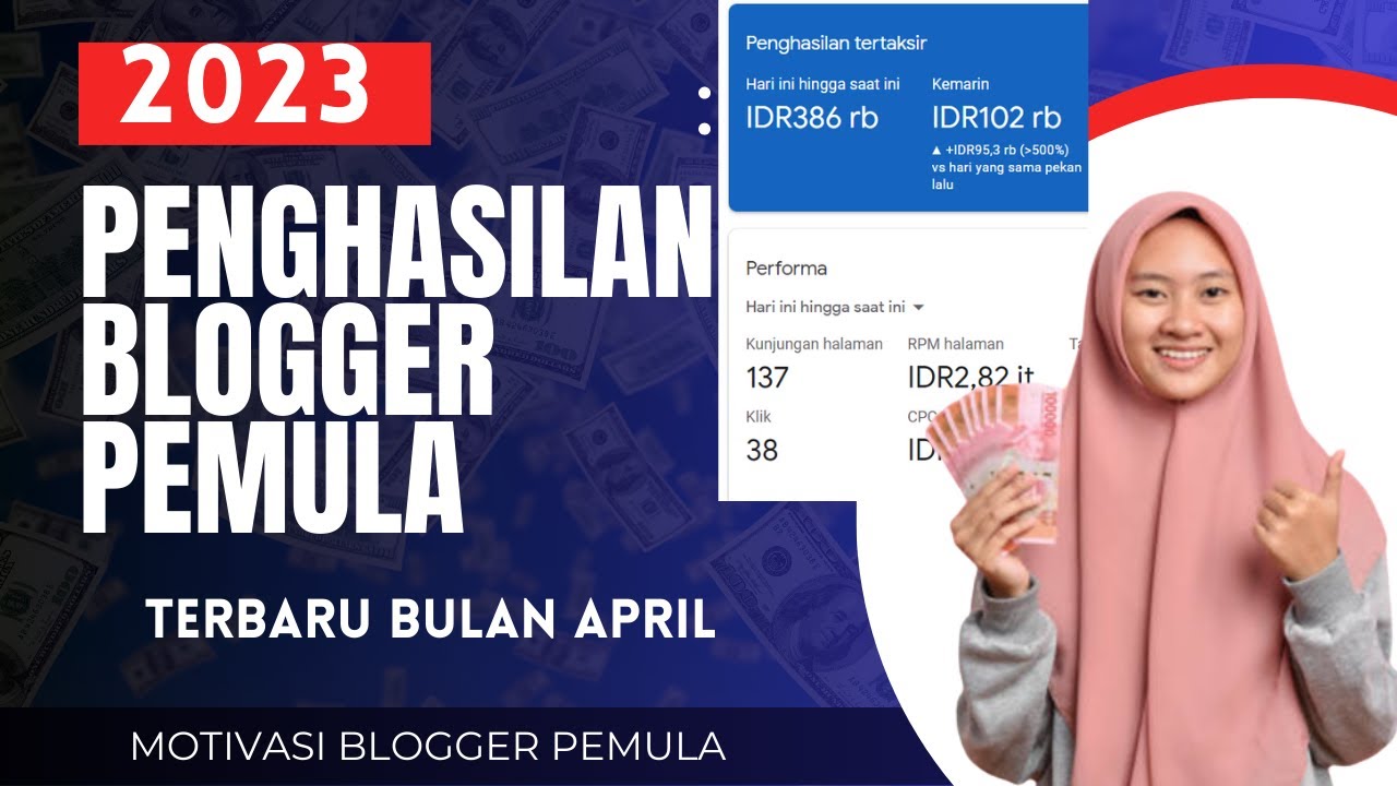 Penghasilan BLOGGER tahun 2023 || Apakah masih menjanjikan - YouTube
