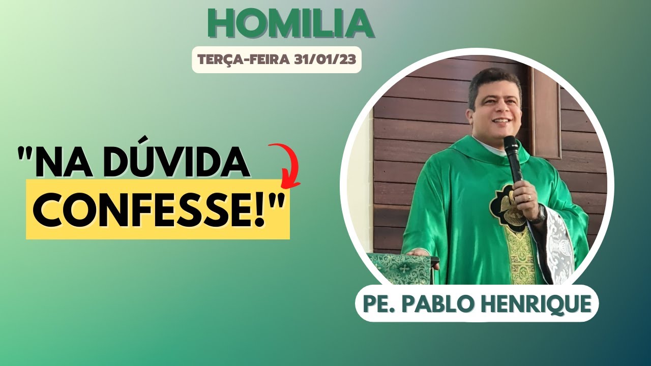Na DÚvida Confesse Padre Pablo Henrique Youtube