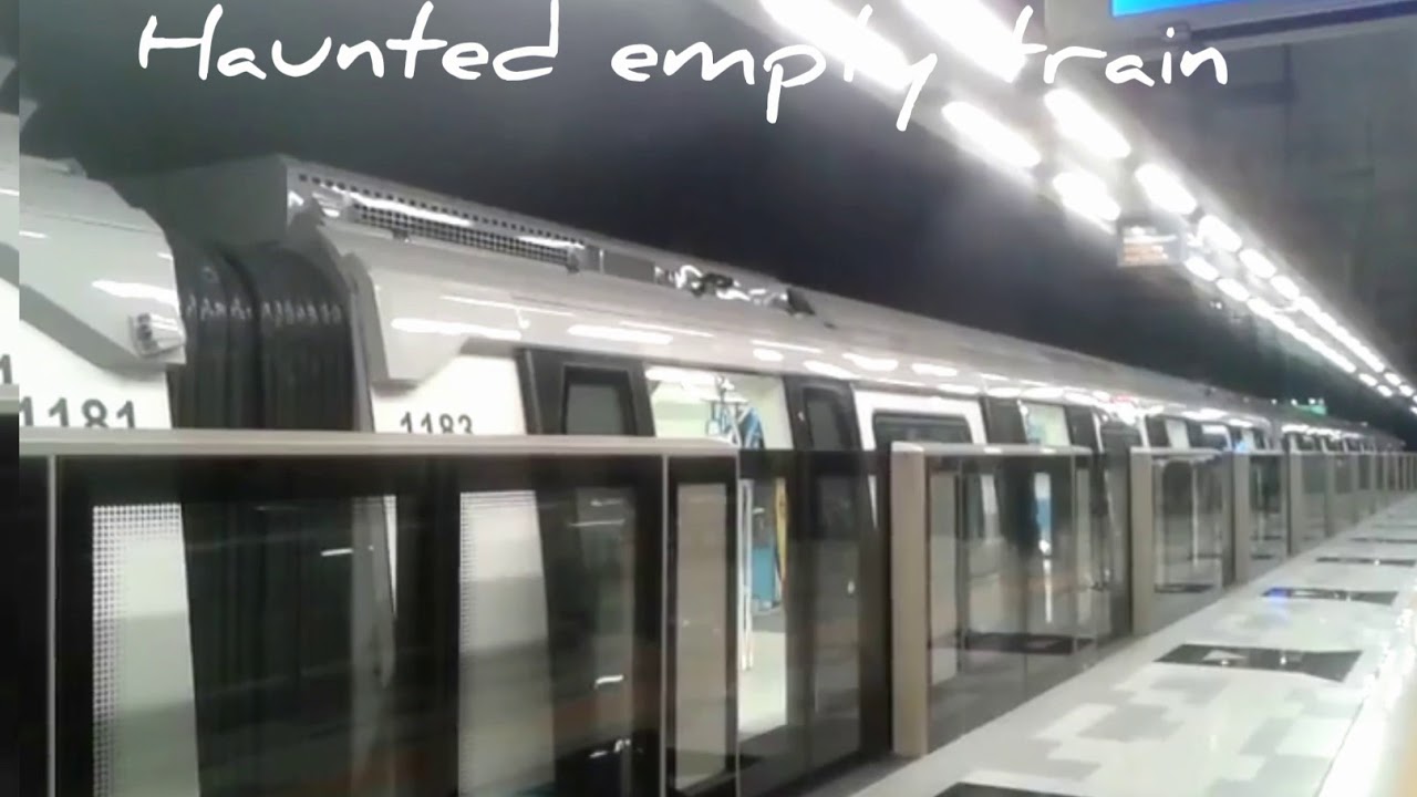 Ghost Empty MRT Train 🇲🇾 (must see) - YouTube