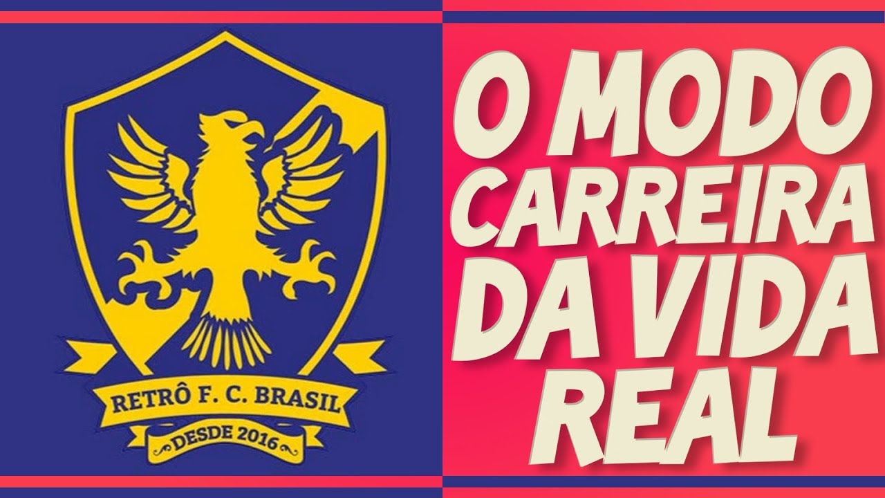 RETRÔ FC - O time que faz MODO CARREIRA DA VIDA REAL é o novo RICO do ...