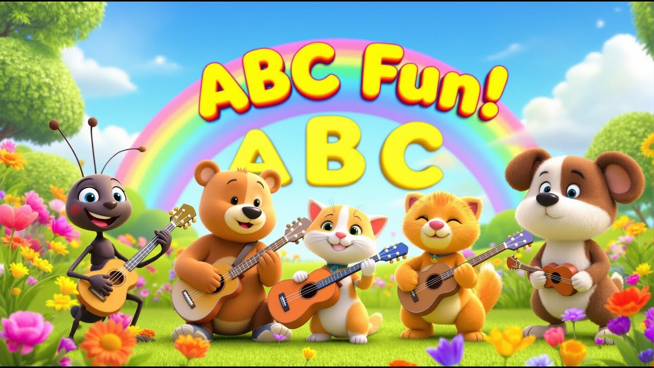Learn the Alphabet with Fun Animal ABC Song for Kids! with Cute Animals ...
