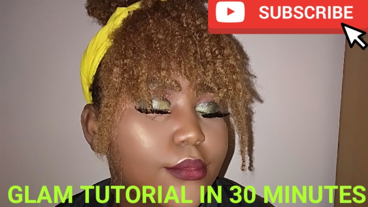 EASY FULL FACE GLAM MAKE UP TUTORIAL*BADDIE MAKEUP* - YouTube