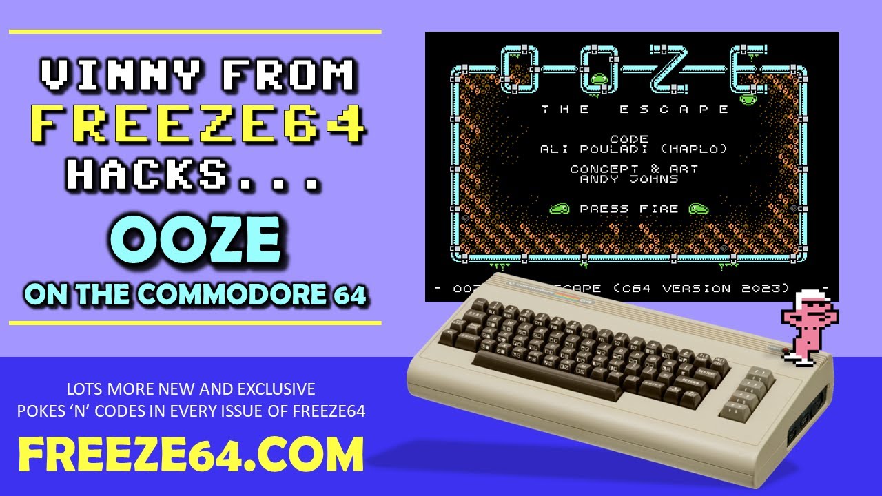 VINNY HACKS: OOZE on the Commodore 64 - YouTube