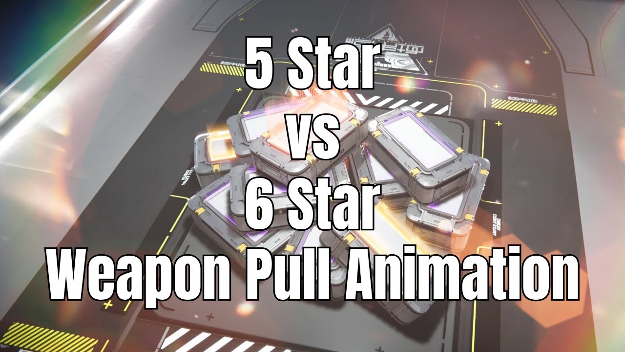 5 Star vs 6 Star Weapon Pull Animation - Arknights: Endfield - YouTube