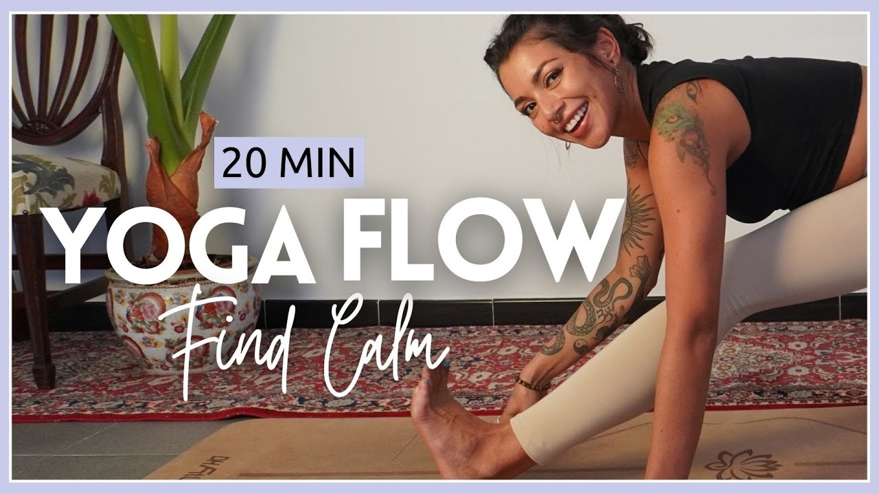 20 Minute Yoga for When You're Feeling Overwhelmed - YouTube