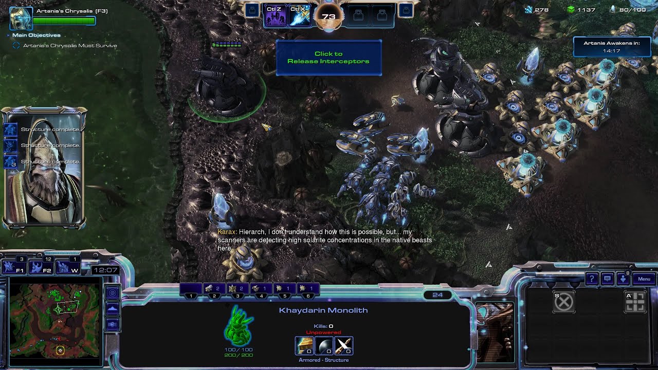 StarCraft 2 Heart of the Swarm Campaign (Protoss Edition) Mission 8 ...