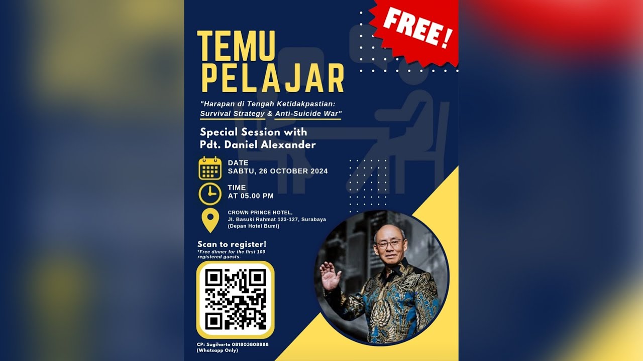 TEMU PELAJARSpecial Session with Pdt Daniel Alexander - YouTube