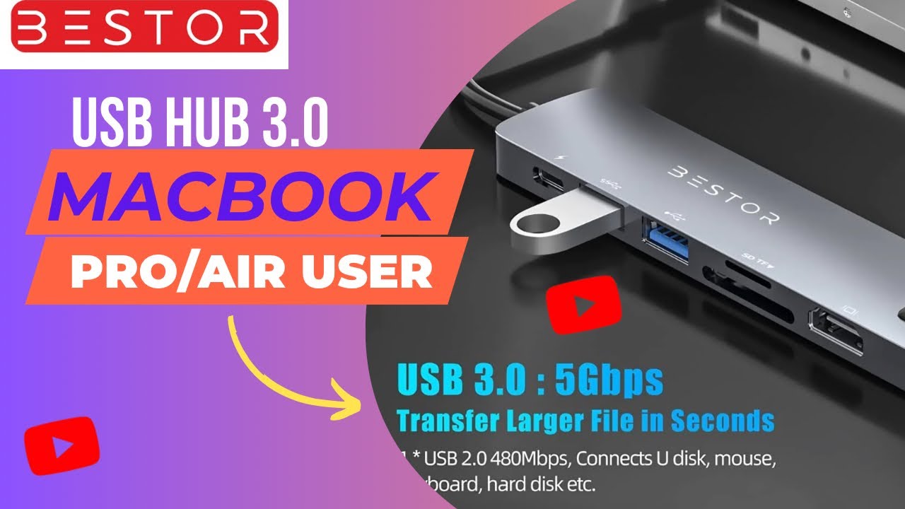 BEST USB HUB FOR MACBOOK - YouTube