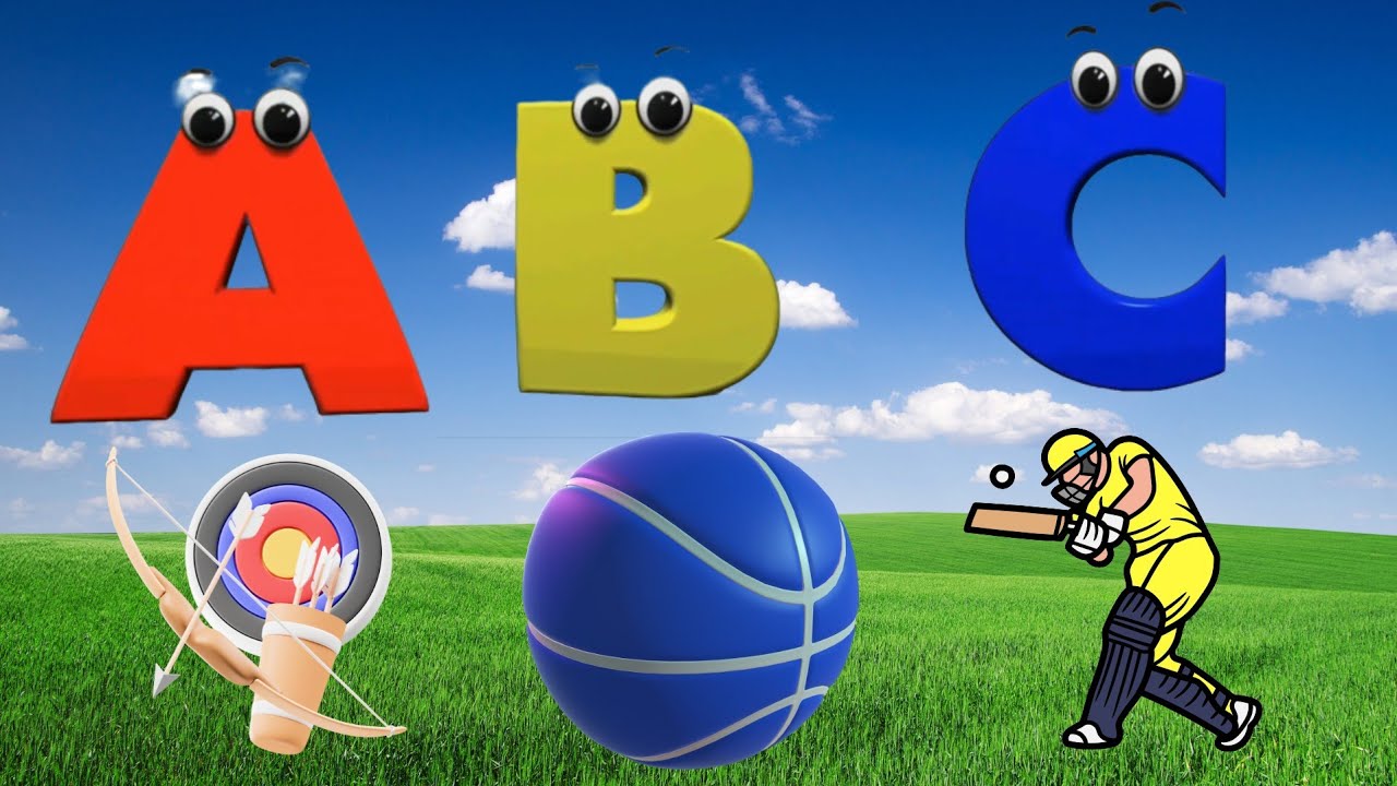 ABC Phonics Song , Sports Song , Sports phonics song for toddlers to ...