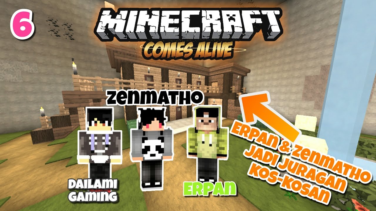 KOSAN BUAT ERPAN DAN ZENMATHO !! - MINECRAFT COMES ALIVE INDONESIA #6 ...