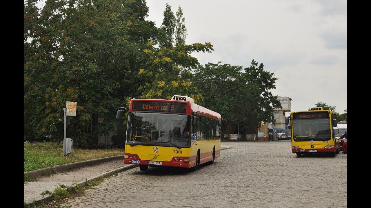 Volvo 7000 #7001 [*] @ MPK Wrocław, 107 ♪ ZF ♪ - YouTube