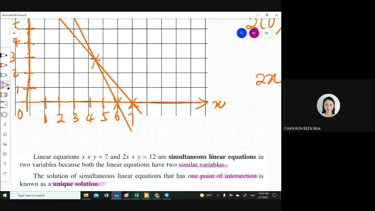 Mathematics Form 1 Chapter 6 Linear Equations - YouTube