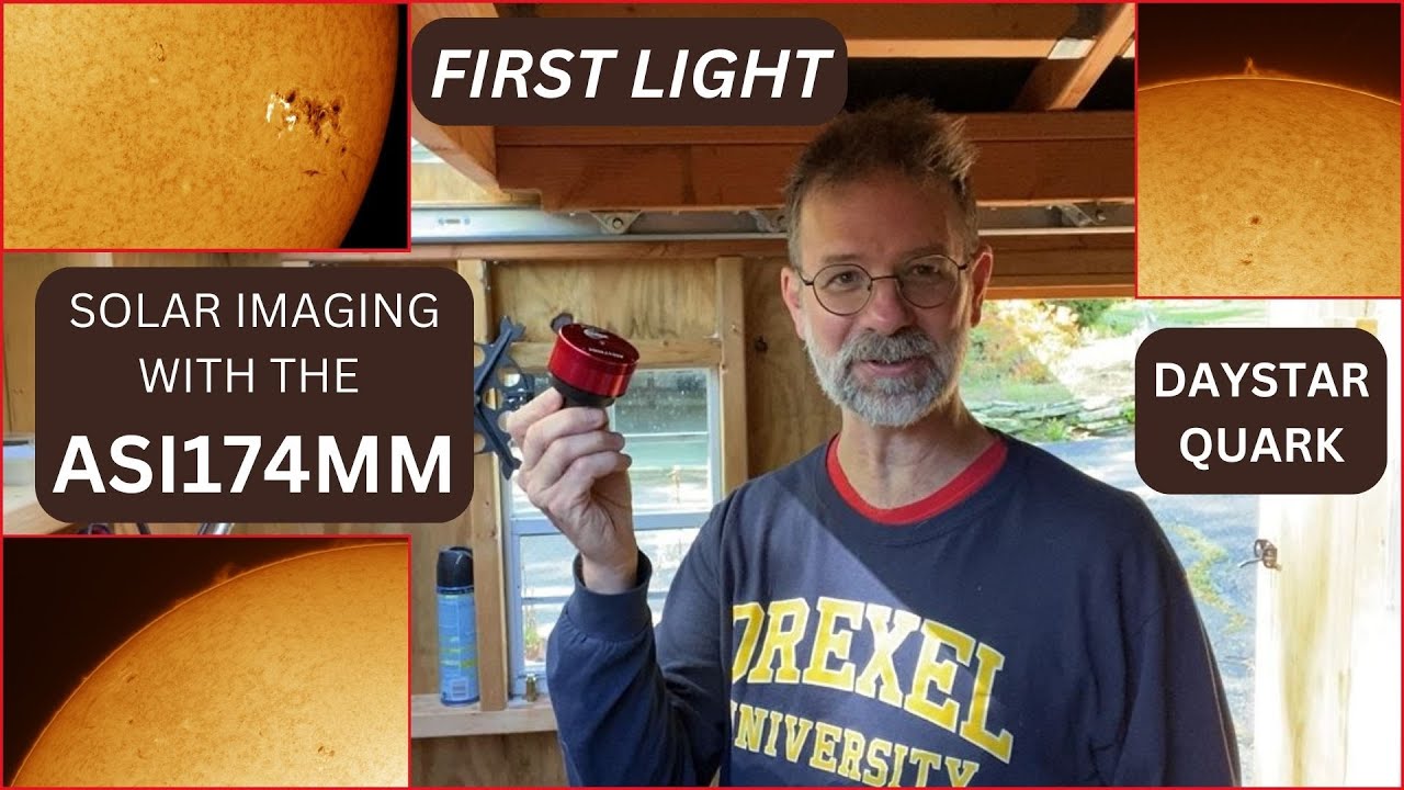 First Light: Solar Imaging w/ the ASI174 #astro #astrophotography # ...