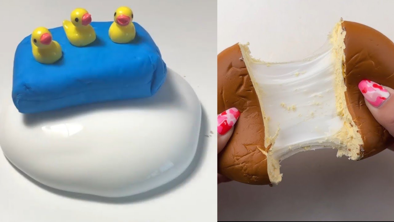 Best Ever Satisfying/ASMR/relaxing clay mixing slime compilation #22 ...