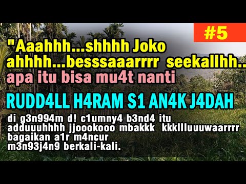 rumput melimpah menjadikan kambing gembala di desa ini jadi gemuk gemuk