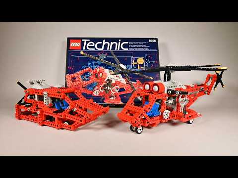 Flex System Flagship - LEGO Technic 8856 Whirlwind Rescue from 1991 Review #lego #helicopter