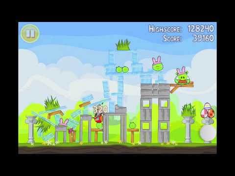 Angry Birds Seasons Easter Eggs Level 5 Walkthrough 3 Star - YouTube